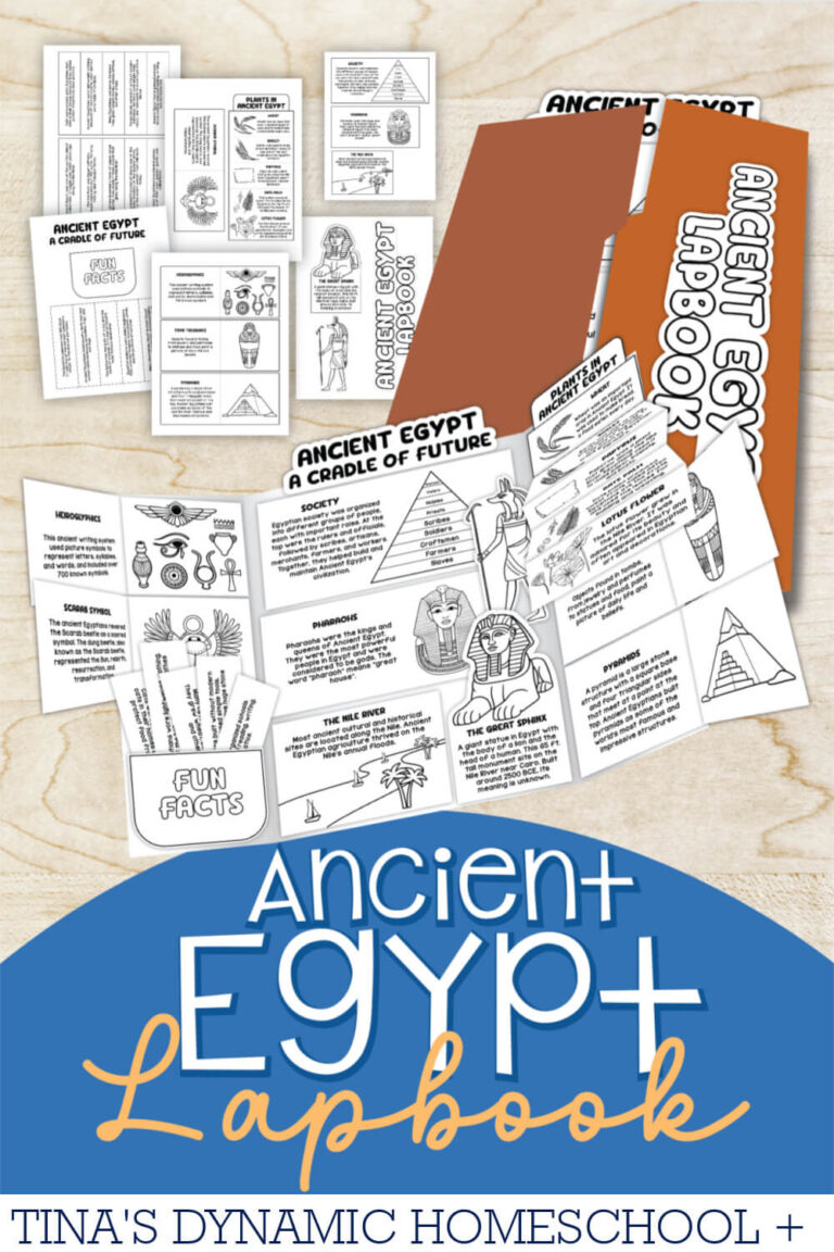 Free Ancient Egypt Lapbook For Kids Who Love Hands-on History